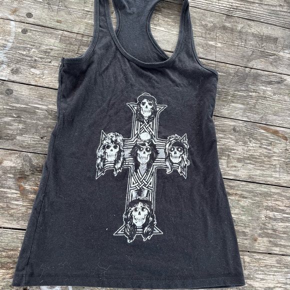 Guns N' Roses | Tops | Guns And Roses Black Tank Top Racer Back Sz Med ...